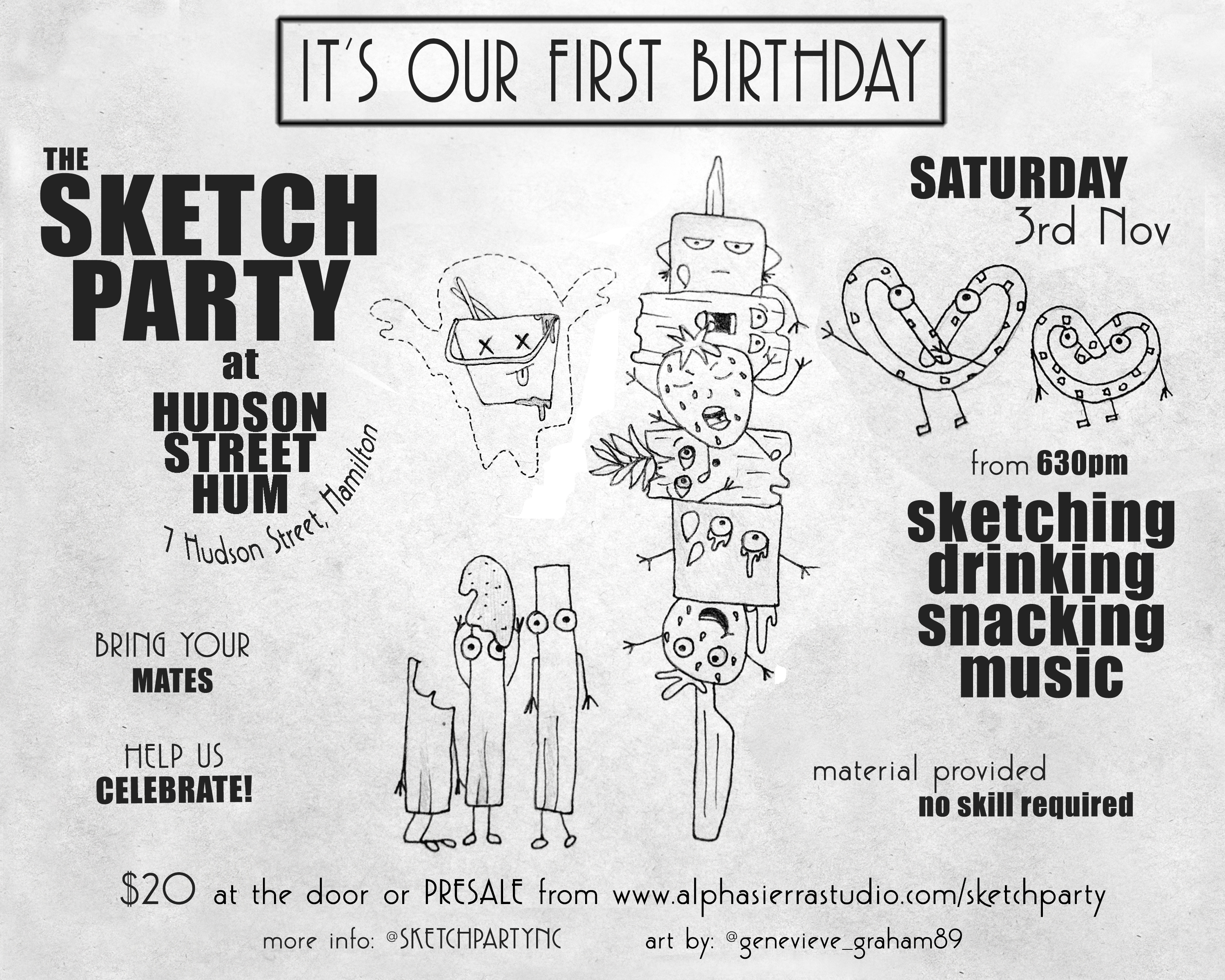 Sketch Party - The Awesome Foundation