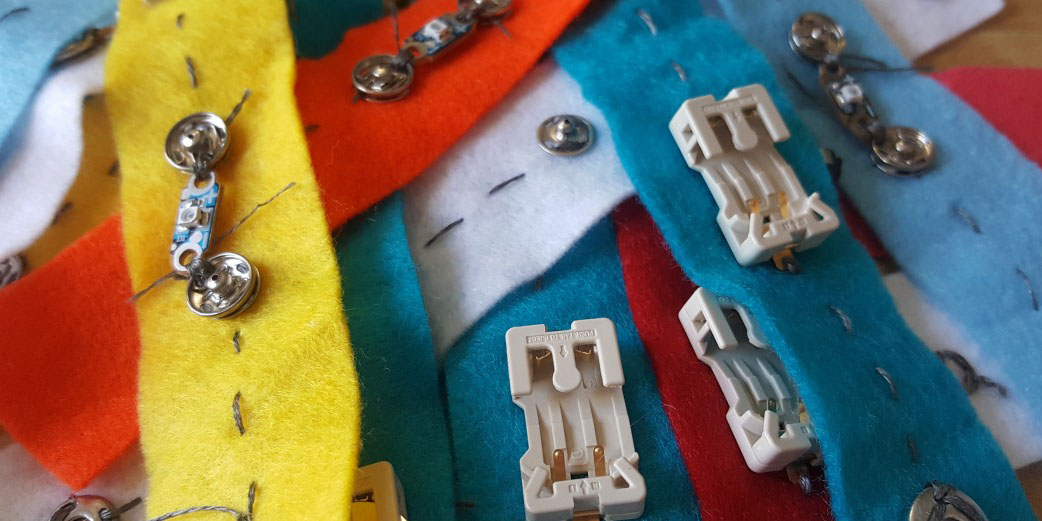 Electro-Stitches: Free E-Textile Workshops - The Awesome Foundation