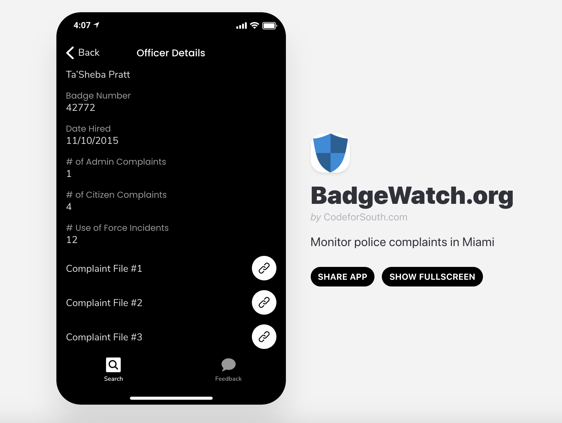 BadgeWatch - The Awesome Foundation