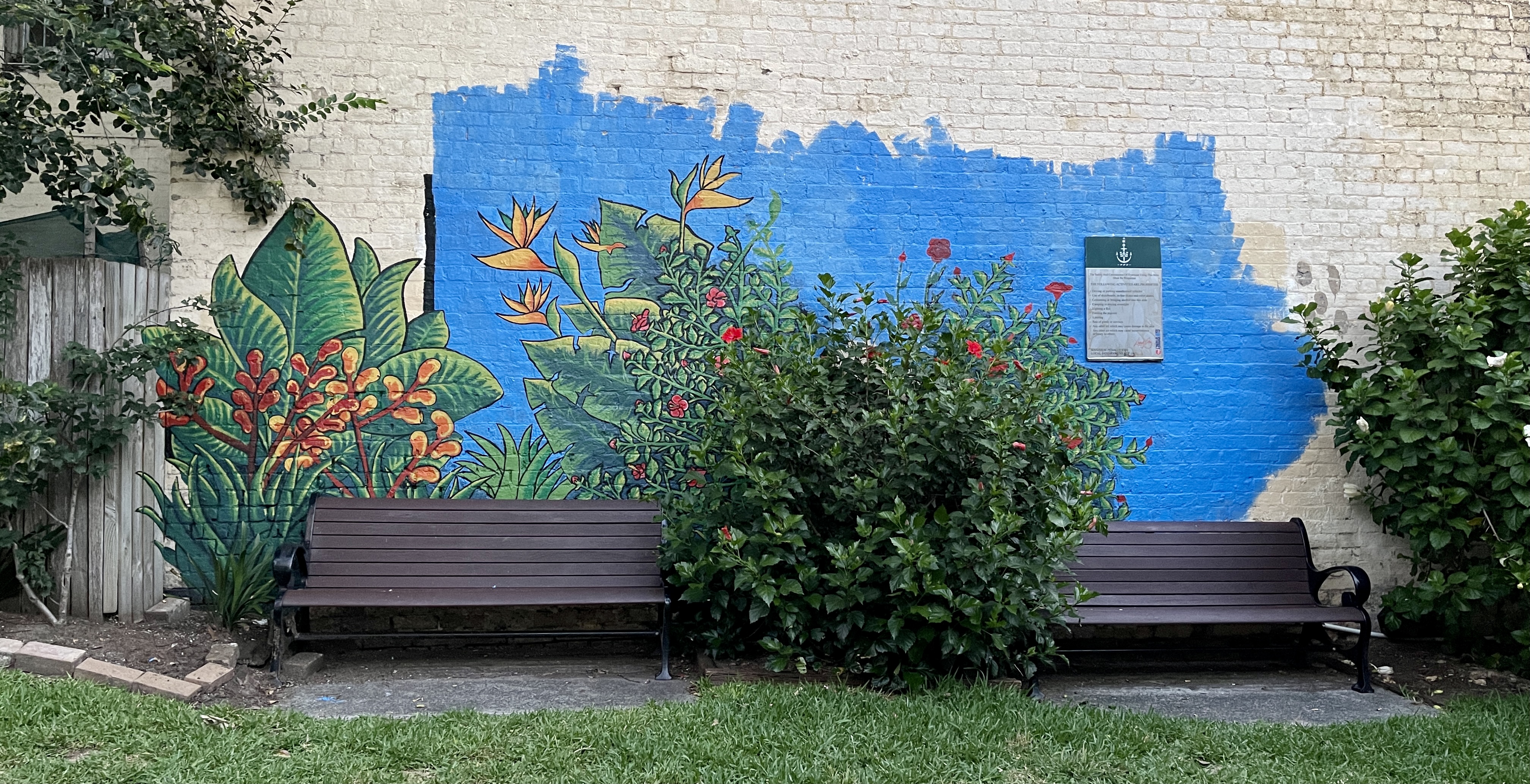 Nimrod Park Mural - John’s Garden - The Awesome Foundation