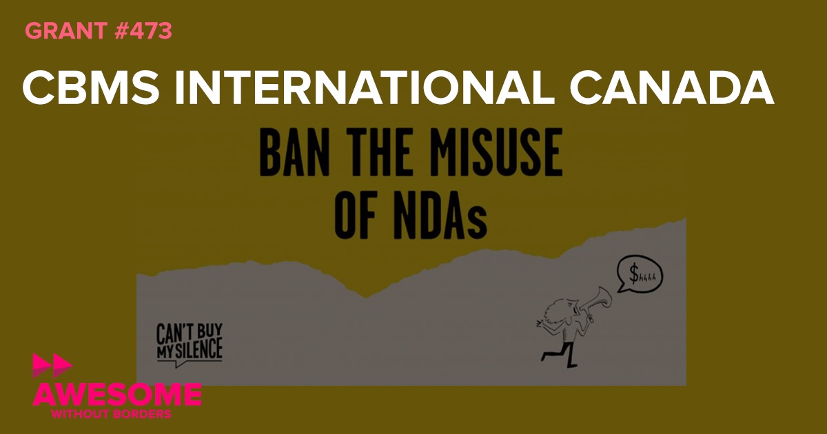 CBMS International Canada - The Awesome Foundation