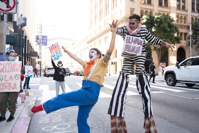 Puppet & clown art resistance - The Awesome Foundation