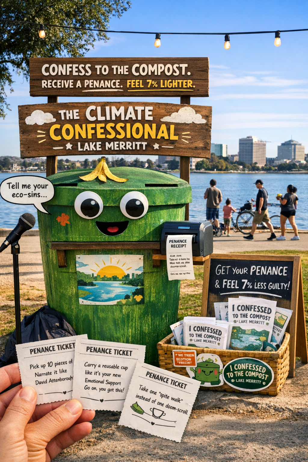 The Climate Confessional @ Lake Merritt (A Talking - The Awesome Foundation